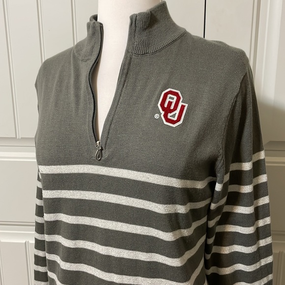 Gameday | Sweaters | Ou Striped Sweater Oklahoma Sooners P59 | Poshmark